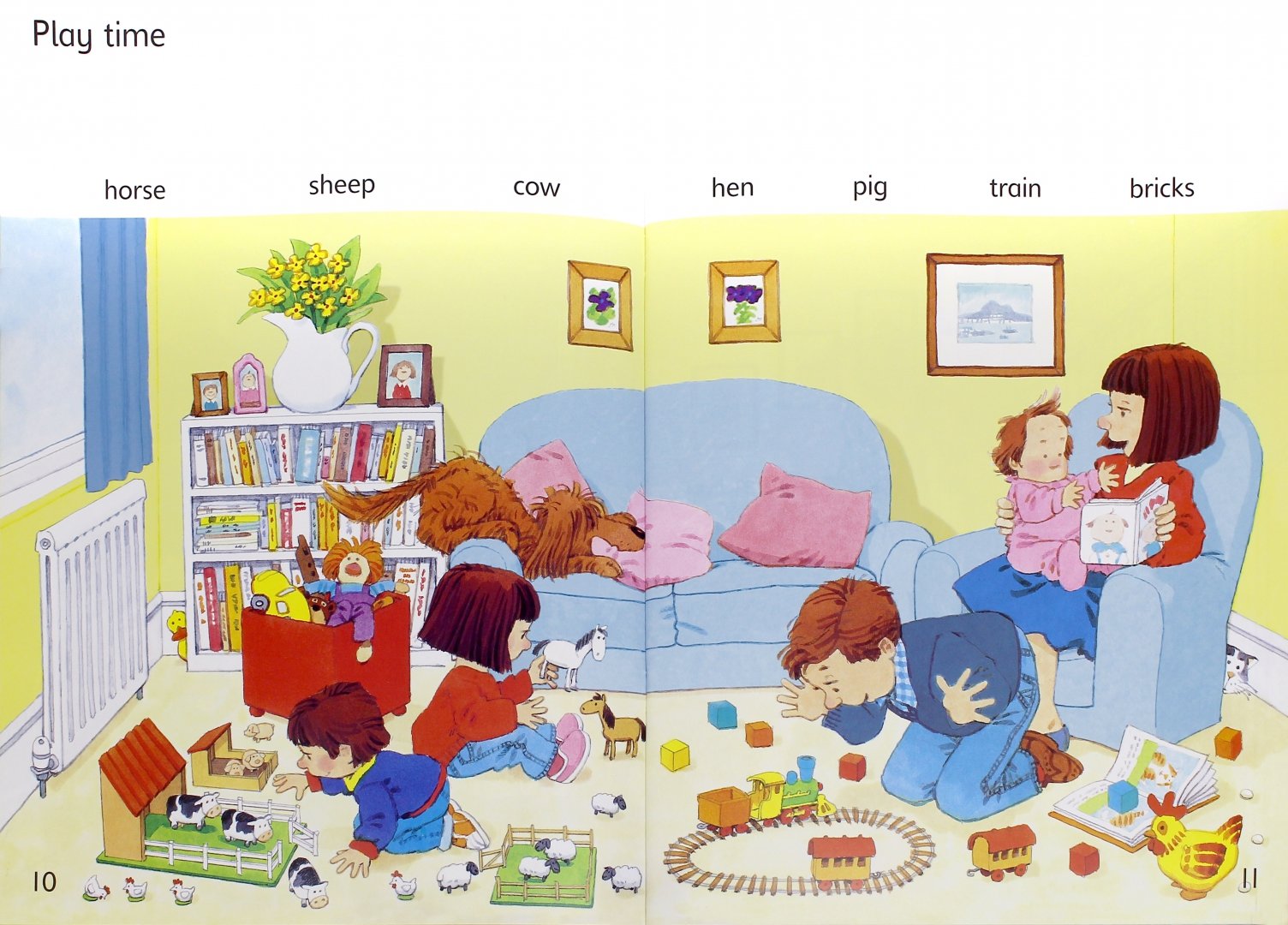 Иллюстрация 1 из 16 для First Hundred Words In English Sticker Book